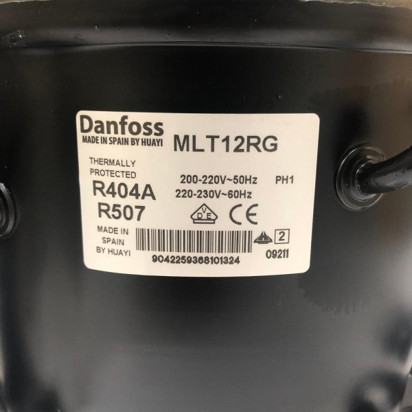 Compresor Danfoss 1/2hp Mlt12rg Hmbp 123b2532 404a 220-230v/1ph/60hz ...